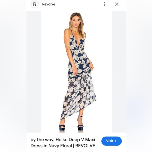 by the way. | Dresses | Revolve By The Way Dress In Navy Blue And White ...